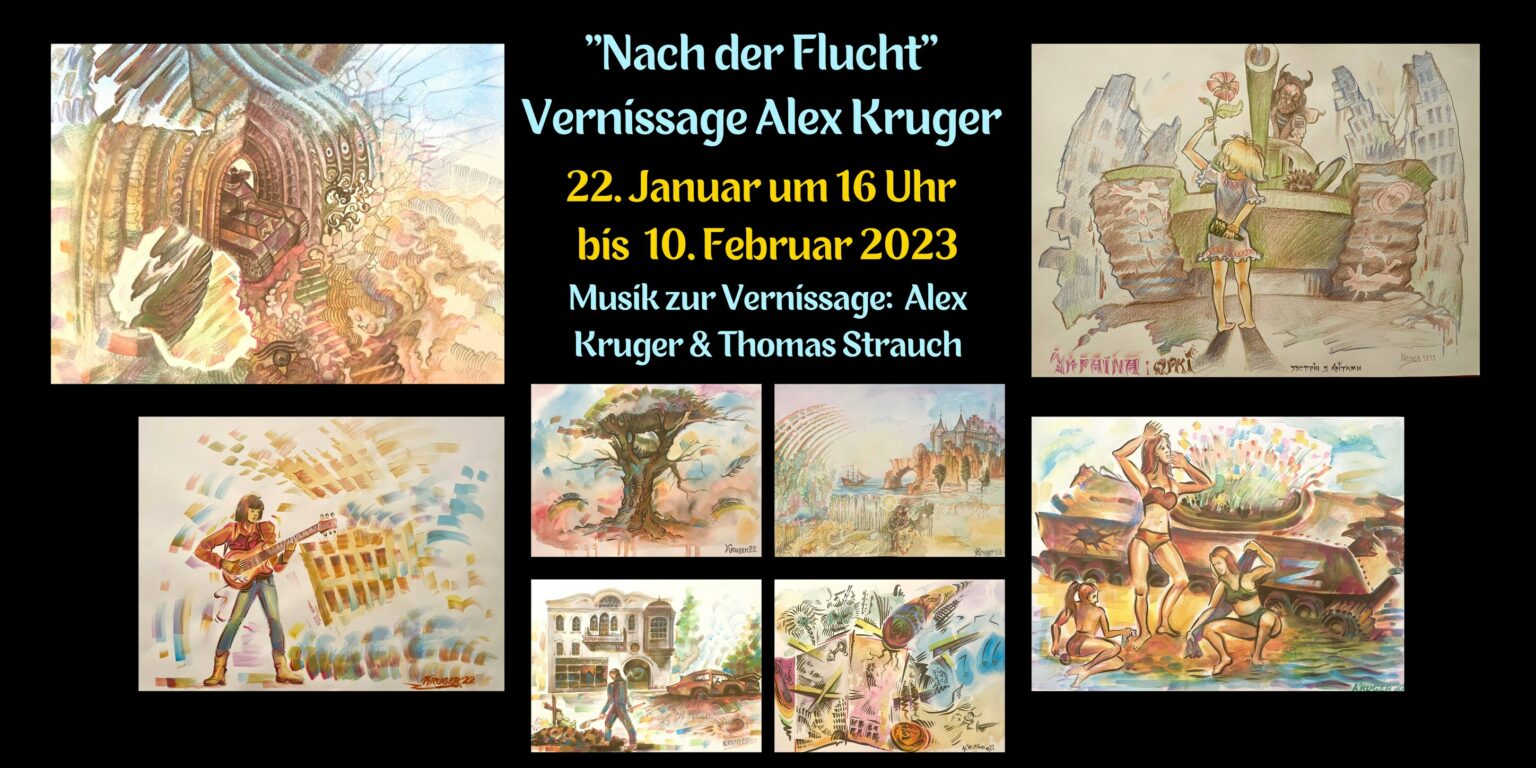 Vernissage „Nach der Flucht“ von Alexander Kruger – Kulturmanufaktur ...